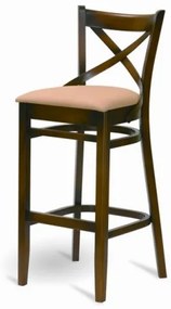 Paged meble contract Dřevěná barová židle H-5245 čalouněná GALERIE - Moření Paged Contract mořený buk GALERIE - Čalounění Paged  KŮŽE