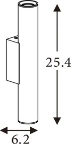 Searchlight 28125LT - Nástěnné svítidlo BEACON 2xGU10/10W/230V hnědá