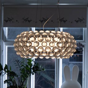 Foscarini Caboche Plus media závěsné R7s, šedá