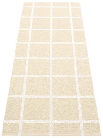 Vinylový koberec Pappelina ADA Cream/White metallic velikost: 70x225cm