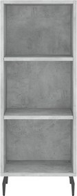 Skříň highboard betonově šedá 34,5x34x180 cm kompozitní dřevo 3200341