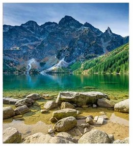 DIMEX | Vliesová fototapeta na zeď Tatry MS-3-0076 | 225 x 250 cm | modrá, béžová, zelená