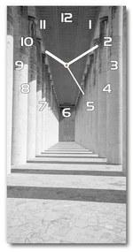 Wallmuralia Moderní hodiny nástěnné Chodba 30x60 cm