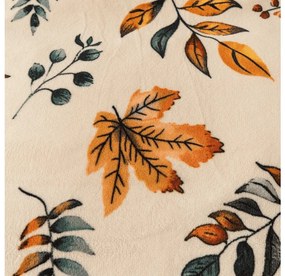 Mikroplyšové povlečení AUTUMNA krémové Rozměr povlečení: 70 x 90 cm | 140 x 200 cm