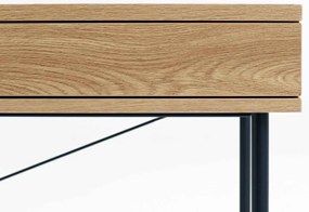 Designový psací stůl Lakshmana 120 cm přírodní dub