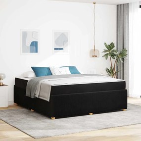 Rám postele Černá 180 x 200 cm textil 3398427
