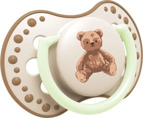 LOVI Dudlík svítící silikonový dynamický TEDDY LOVE 0-6m 2ks