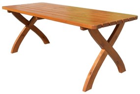 ROJAPLAST Zahradní stůl - STRONG, 180x70 cm, dřevěný