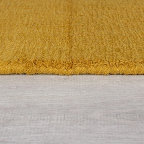 Kusový koberec Demi Check Ombre Yellow, 200x290, žltá, obývacia izba, Flair Rugs