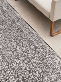 NORTHRUGS, Běhoun Duet Kona 106248 Black/White - na ven i na doma, 80x250, černobílá, chodba / předsíň