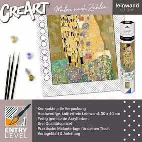 Ravensburger ravensburger 239160 creart gustav klimt: polibek