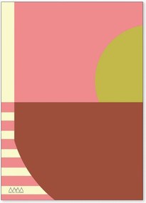 Plakát Colorblock 5 Pistachio