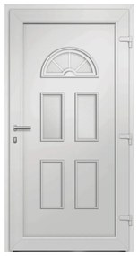 Vchodové dveře bílé 88 x 200 cm,  279255