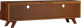 TV stolek 140 x 30 x 40 cm masivní recyklované dřevo 246675