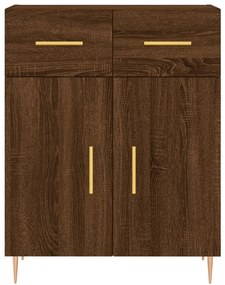 Skříň highboard hnědý dub 69,5 x 34 x 180 cm kompozitní dřevo,  3198144