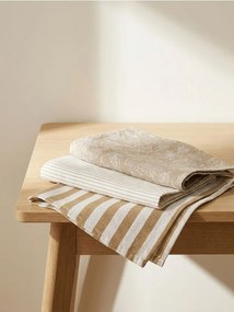 Sinsay - Sada kuchyňských utěrek s bavlnou 3 pack - béžová
