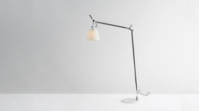 Artemide 0947010A + A025150 Tolomeo Basculante 180 Lettura, stojací lampa s vypínačem, pergamenové stínítko, 1x46W E27, výška 108+87cm