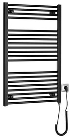 Aqualine - Koupelnový elektrický radiátor DIRECT-E 400W/230V 96 cm matná černá ILE96TB