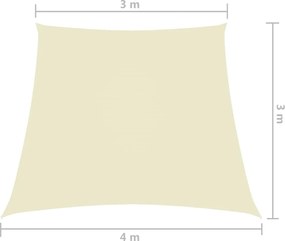 vidaXL Stínící plachta oxfordská látka lichoběžníková 3/4 x 3 m [135242] Barva: Cihlová