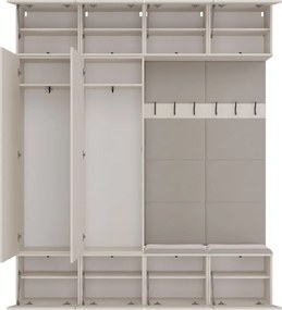 Předsíňová stěna Haga I 200 cm kašmír
