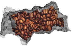 Wallmuralia Samolepící nálepka beton Zrnka kávy 95x73 cm