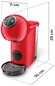 Krups - Kávovar na kapsle NESCAFÉ DOLCE GUSTO GENIO S PLUS 1500W červená