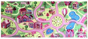 Vopi | Dětský koberec Sladké město - 133 x 190 cm