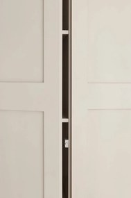 Šedobéžová závěsná šatní skříň z MDF 80x190x61 cm Ben – Ellos Home