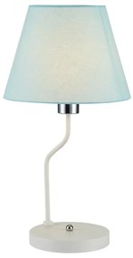 Candellux Stolní lampa YORK 1xE14/60W/230V bílá/modrá CA0714