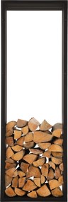 Stojan na palivové dřevo Irving 40x50x150 – černá-matt