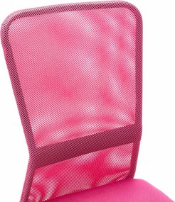 Kancelářská židle růžová 44 x 52 x 100 cm síťovina textil 289513