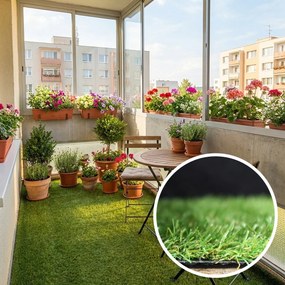 Betap, Umělá tráva Camilla, vyříznout kruh, šíře 4m, zelená