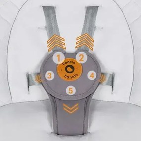 LIONELO Kojenecké lehátko Mell Grey Stone / od narození