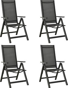 5dílný zahradní jídelní set hliník antracitový 3070633