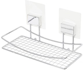 Samolepicí koupelnová police Compactor Bestlock Magic systém bez vrtání, chrom