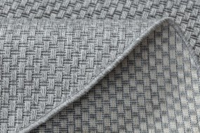 Dywany Łuszczów Kusový koberec Timo 6272 Light grey kruh – na ven i na doma ROZMĚR: 150x150 (průměr) kruh