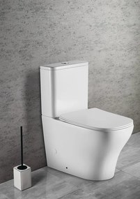 Sapho Sapho, BELLO RIMLESS WC kombi mísa s nádržkou, spodní/zadní odpad