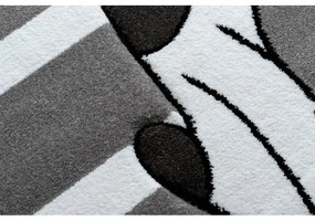 Dywany Łuszczów Dětský kusový koberec Petit Puppy grey kruh - 140x140 (průměr) kruh cm