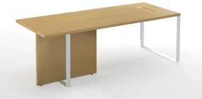 NARBUTAS - Kancelářský stůl PLANA 220x90x75 s modesty panelem na pravé straně