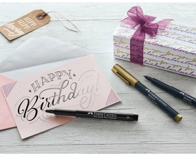 Kreativní sada - Popisovače Faber-Castell Pitt Artist Pen Hand Lettering - 12 ks