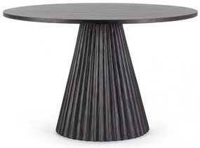 BIZZOTTO Jídelní stůl ORISSA 120 cm černý 0747224