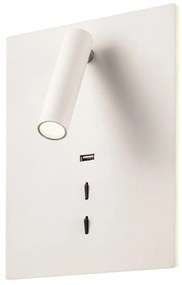 Redo 01-2995 nástěnné LED svítidlo Zen bílé, 16 + 3W, 3000K, 23cm