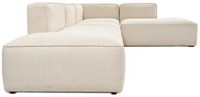 Hanah Home Rohová pohovka MORE M krémová pravá