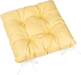 Bellatex Sedák Adéla prošívaný Žlutá 40x40 cm