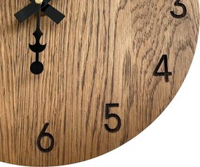 Nástěnné hodiny z dubového dřeva – moderní minimalistický design I SENTOP MAS002-A-akcia20