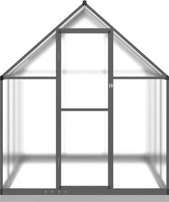 Skleník s podkladovým rámem antracitový 224x169x202 cm hliník 3266325