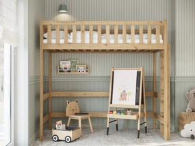 Rkids | Vyvýšená postel Livo Přírodní