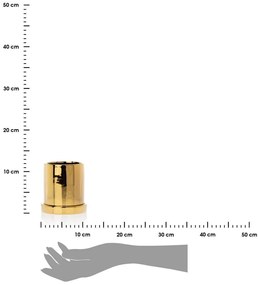 Květináč Hanya 11 cm zlatý