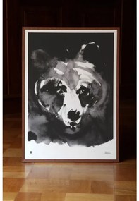 Teemu Järvi Plakát s motivem medvěda Mysterious bear 50x70