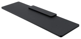 Černá police do koupelny z plexiglass, 50 cm NIMCO MAYA černá MAC X350-C-90
